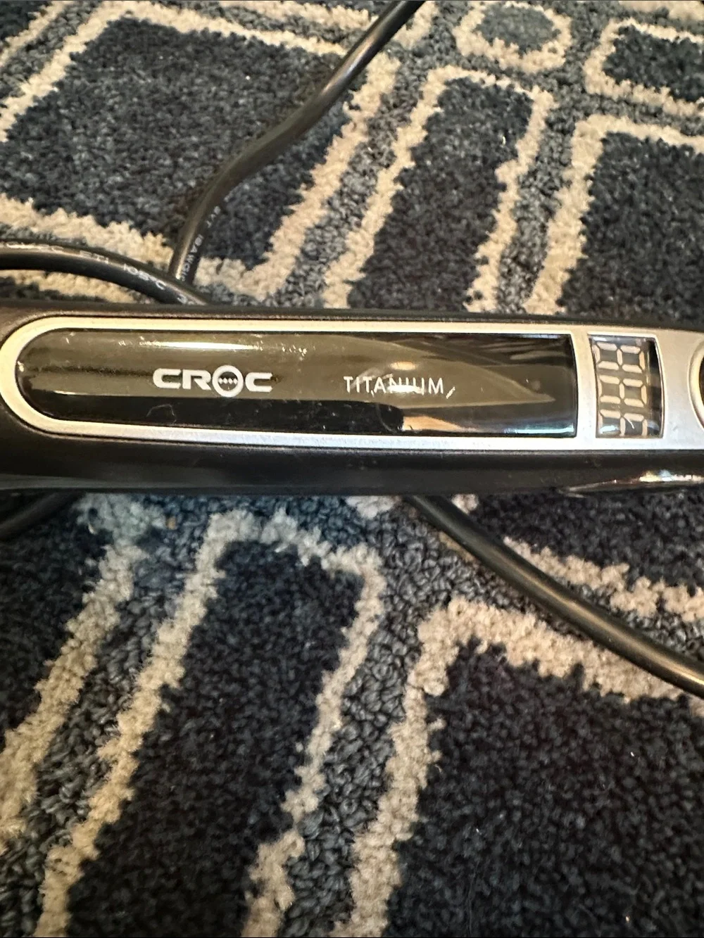 Hair | Croc Titanium Hair Straightener In Black | Poshmark